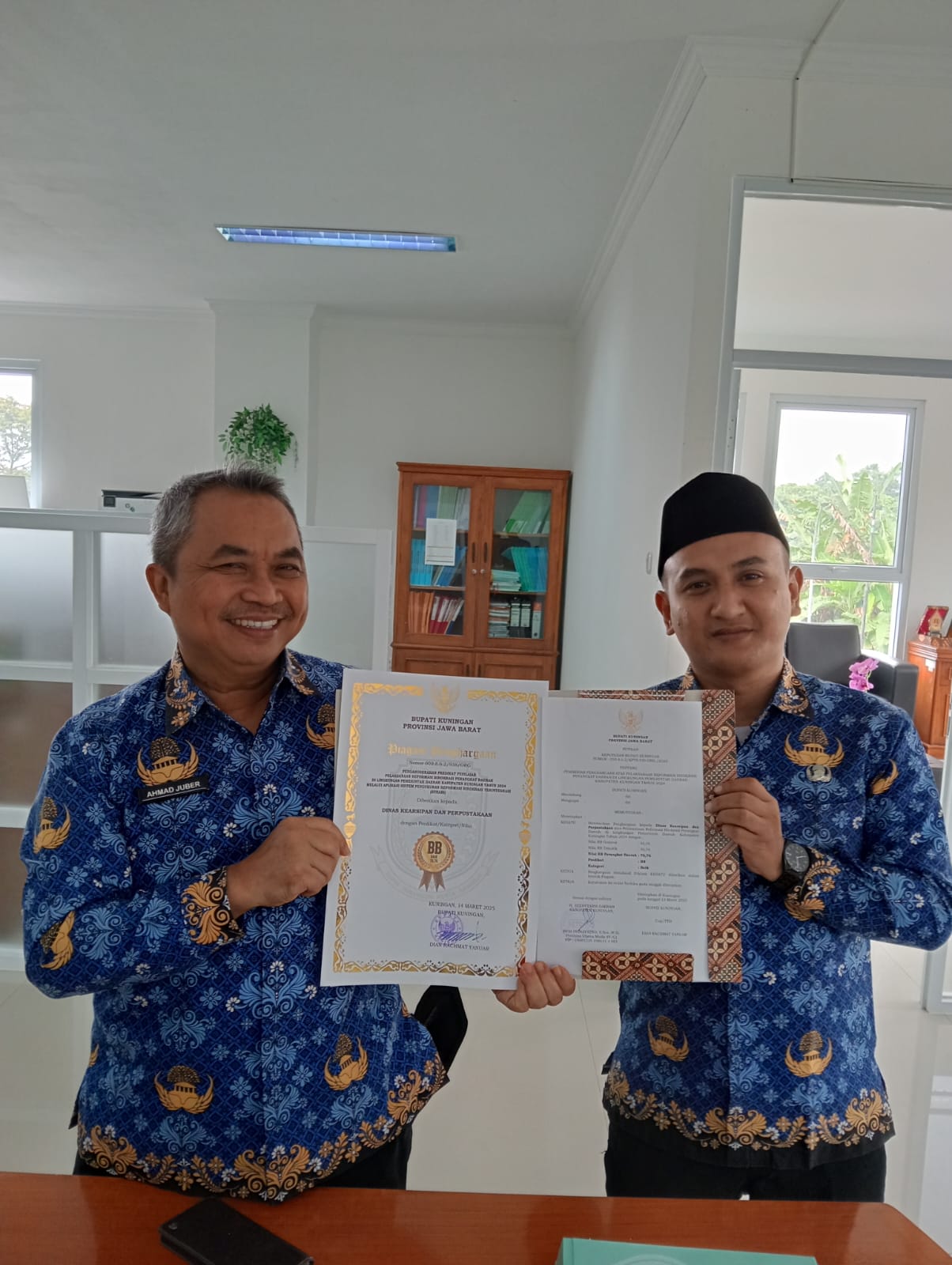 Dinas Kearsipan dan Perpustakaan Kabupaten Kuningan Raih Predikat Baik dalam Penilaian Reformasi ...
